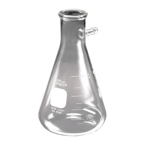 Corning® 5340-1L PYREX® 1L Heavy Wall Filtering Flask with Sidearm Tubulati