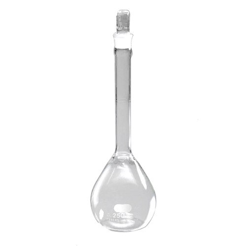 Corning® 5641-10 PYREX® 10mL Class B Economy Volumetric Flask with Glass [S