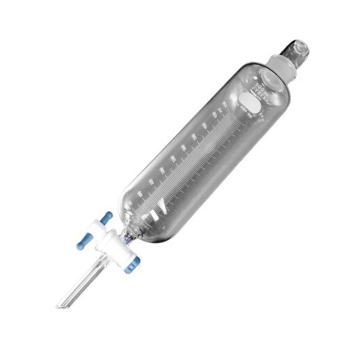 Corning® 6383-500 PYREX® 500mL Cylindrical Separatory Funnel, Graduated, wi