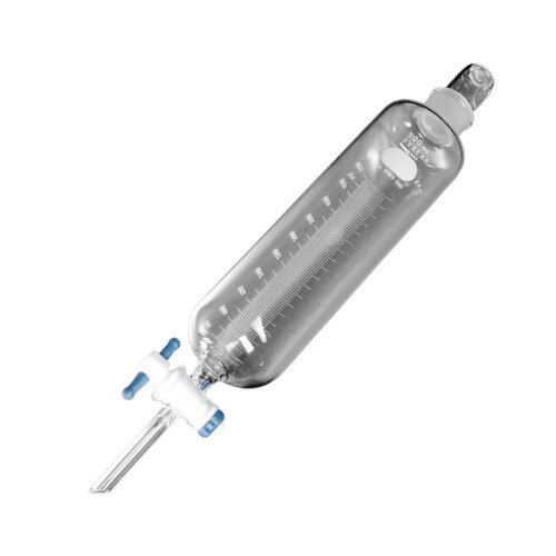 Corning® 6383-1L PYREX® 1L Cylindrical Separatory Funnel, Graduated, with P