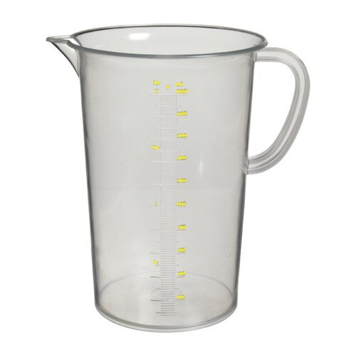 Bel-Art 289820000 Graduated Lab Pitcher with Handle, TPX® Polymethylpentene