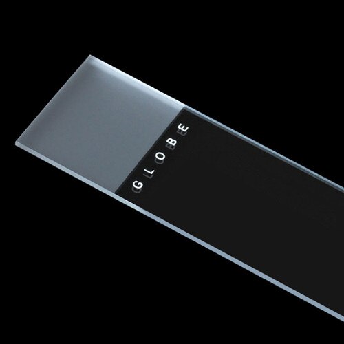 Globe Scientific 1380-20 Diamond White Frosted Microscope Slides with Groun