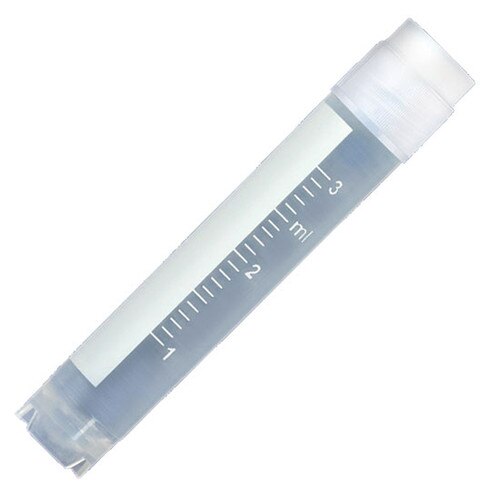 Globe Scientific 3013-50 CryoClear™ 3mL Cryogenic Vial with External Thread