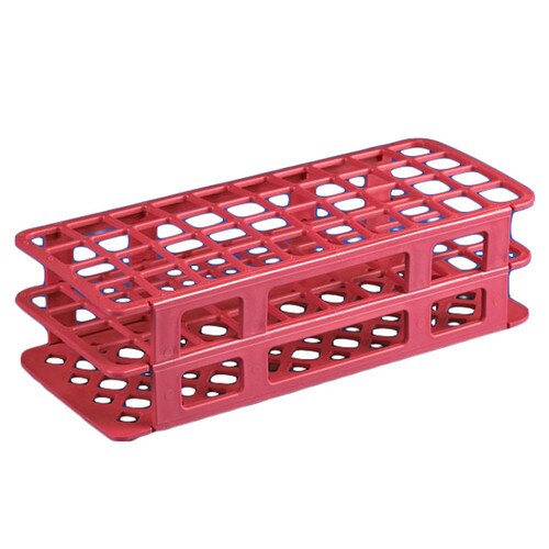 Globe Scientific 456610 Snap-N-Rack Test Tube Rack for 20 to 21mm Tubes, 40