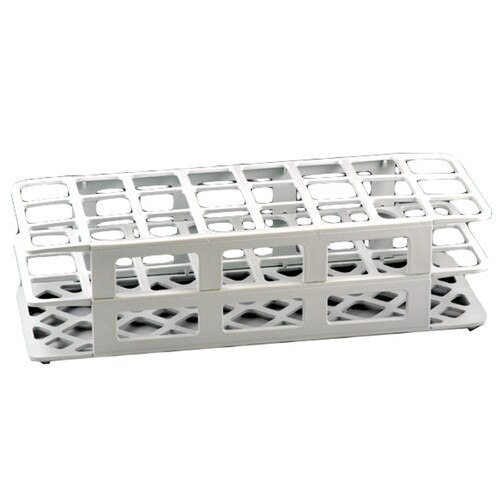 Globe Scientific 456803 Snap-N-Rack Test Tube Rack for 30mm Tubes, 24-Place