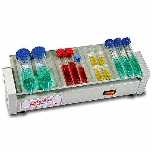 Globe Scientific 527-230 Tube Rocker with 12 x 4.5-Inch Platform, 24rpm, 23