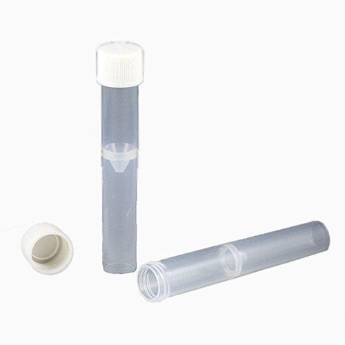 Globe Scientific 5527 Threaded False Bottom Analyzer Sample Tubes for Autom