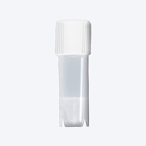 Globe Scientific 6030 Plain 1.2mL Sample Storage Tubes with Conical Bottom