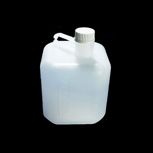 Globe Scientific BNP05B Heavy Duty Lab Carboy with Handle, Squat Form, 5-Li