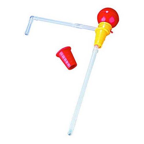 Globe Scientific PWJ018 Lab Bottle and Carboy Pump with Telescopic Downtube