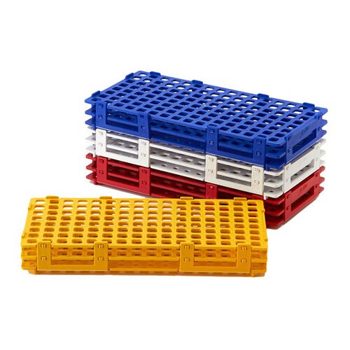 Globe Scientific RPB001P-1 Azlon Economy Microcentrifuge Tube Rack for 1.5m