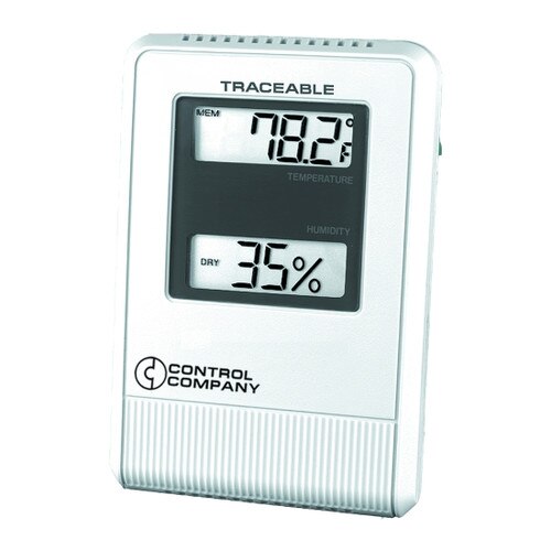 Control Company 4088 | Traceable® Wall Mountable Digital Hygrometer & Therm