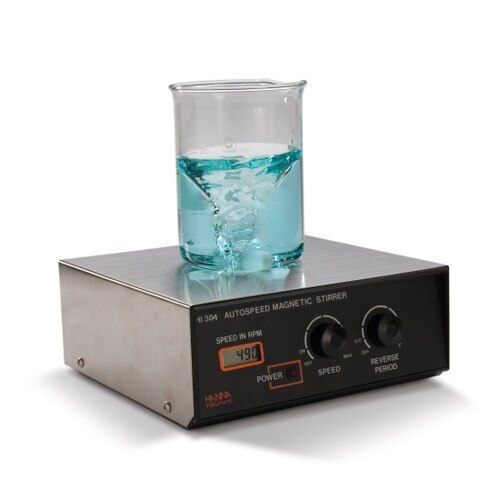 HANNA HI304N-1 Auto-Reverse Heavy Duty Magnetic Stirrer with Tachometer & S