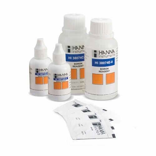 HANNA HI38074-100 Reagent Set for HI38074 Boron Test Kit, Range: 0.0 to 5.0