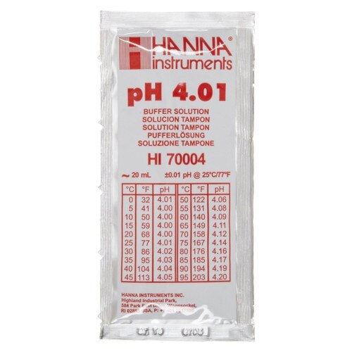 HANNA HI70004P pH Buffer Reference Standard Solution for Cal