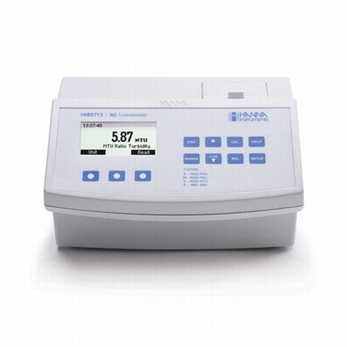 HANNA HI88713-01 ISO 7027-Compliant Benchtop Turbidity Meter, Extended Rang