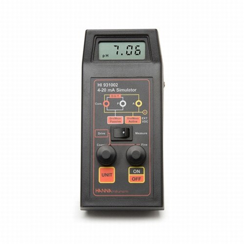 HANNA HI931002 Portable Amperometer, Simulator & Calibrator, Range: 4 to 20