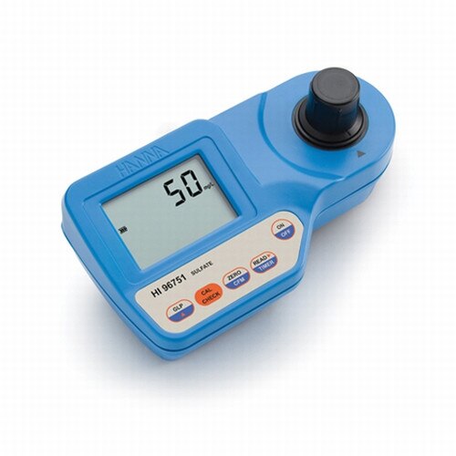 HANNA HI96751 Portable Sulfate Photometer with Cal Check™, Range: 0 to 150p