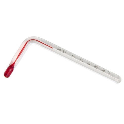 H-B Instrument 6/1095 DURAC® Angled Thermometer with 90° Angle and ...