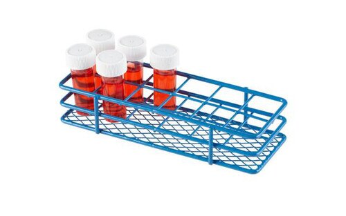 Coated Wire Tube Rack 20-25mm 2x6 Format, Blue