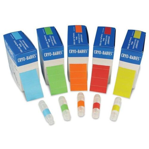 Cryo-Babies 1.28 x 0.50" 1,000/roll White