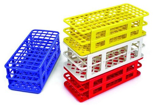 Fold & Snap Tube Rack 17mm 60-Place, Blue