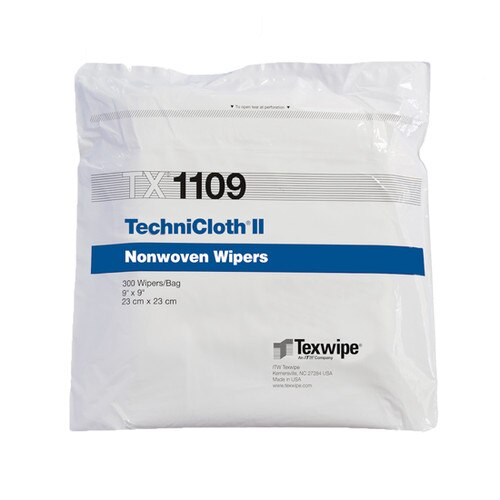 TexWipe® TX1109 TechniCloth® II Cleanroom Wipes