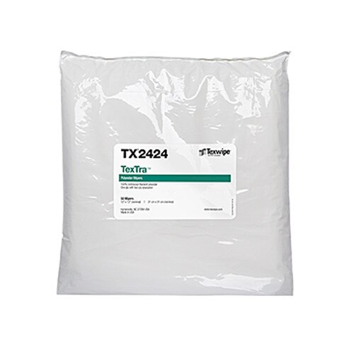 TexWipe® TX2424 Textra™ Polyester Cleanroom Wipes