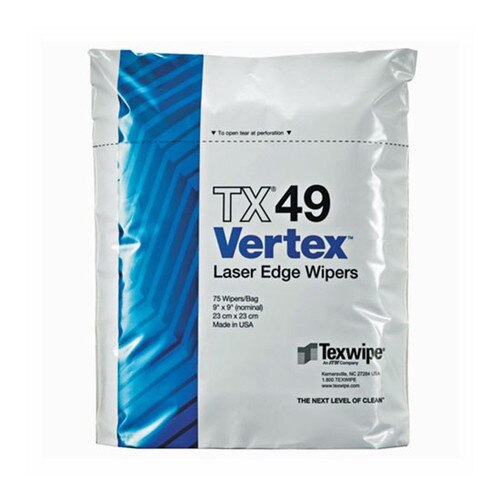 TexWipe® TX49 Vertex® Polyester Cleanroom Wipes