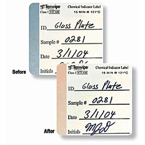 TexWipe® TX522A Pre-Printed Steam Sterilization Indicator A