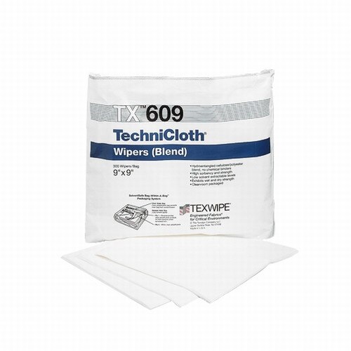 TexWipe® TX609 TechniCloth® Polyester Cellulose Wipes