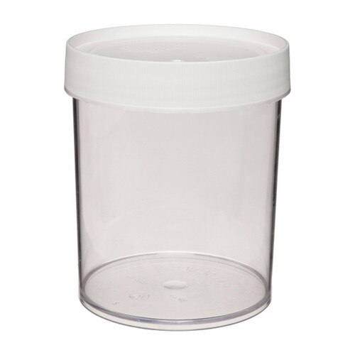 Nalgene® 2116-1000 Straight-Sided Wide Mouth Sample Jar, Clear Polycarbonat