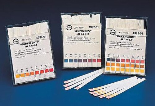 JT Baker® 4405-01 BAKER-pHIX pH Test Strips with Color Scale, pH Range ...