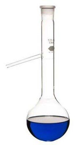 KimbleÂ® 26016-125 KIMAXÂ® 125mL Engler Distilling Flask with Three ...