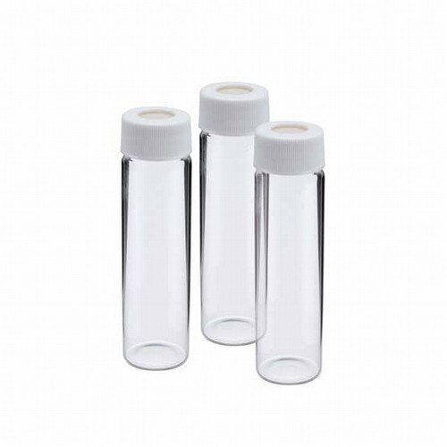 Kimble® 60811S-10 Clear 10-Dram Glass Screw Thread Sample Dram Vial with At