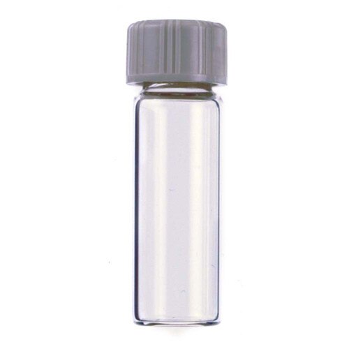 Kimble® 60940A-4 Clear 4mL Glass Sample Vial with Attached 13-425 Solid PTF