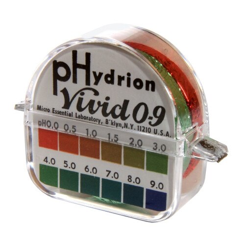 Micro Essential Lab 163 Hydrion™ Vivid Wide Range Double Roll pH Paper Disp