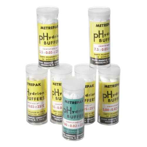 Micro Essential Lab BC-265 Hydrion™ pH Buffer Capsule Set for Seven pH Refe