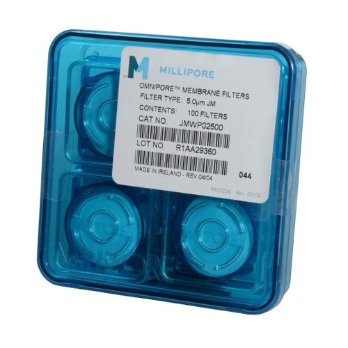 MilliporeSigma JHWP04700 Omnipore™ PTFE Membrane Filter, Plain White Hydrop