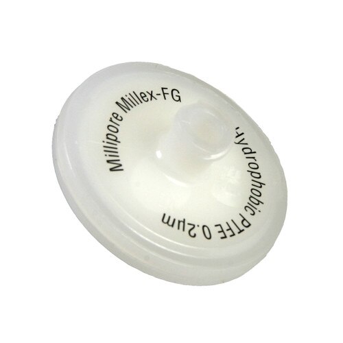 MilliporeSigma SLFG025NS Millex® FG Syringe Filter with Hydrophobic PTFE Me