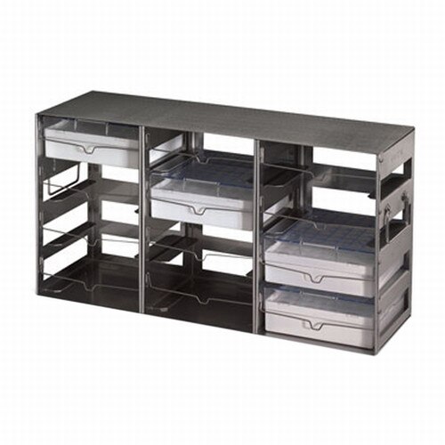 Nalgene® 5038-4322 Horizontal CryoBox™ Freezer Rack with Twelve Shelves, 4