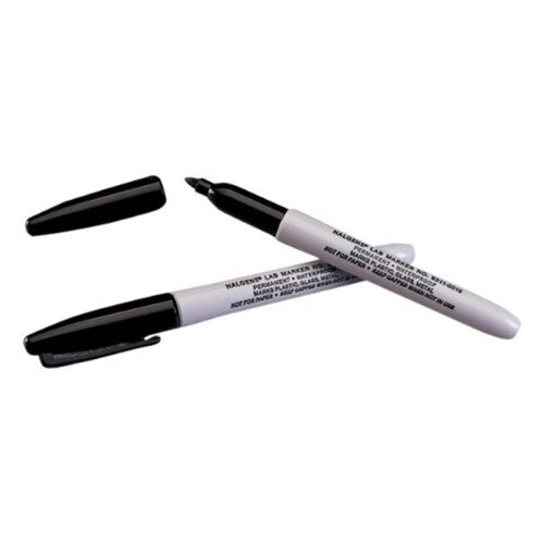 Nalgene® 6310-0010 Fine Point Laboratory Pen with Indelible Black Ink, Chem