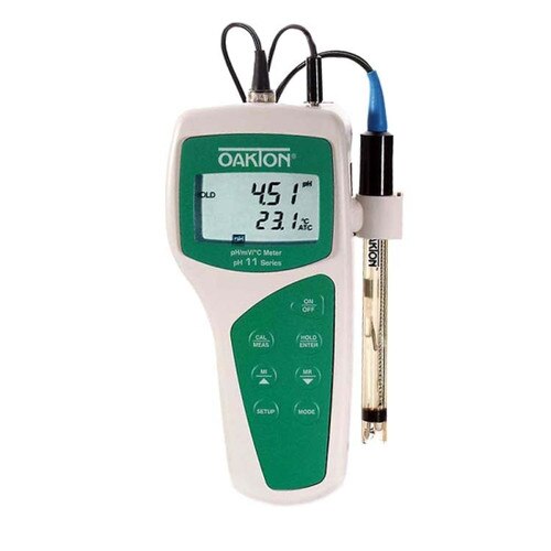 Oakton® Wd 35614 20 Ph 11 Portable Ph Mv Meter With Wd 35811 71 All In