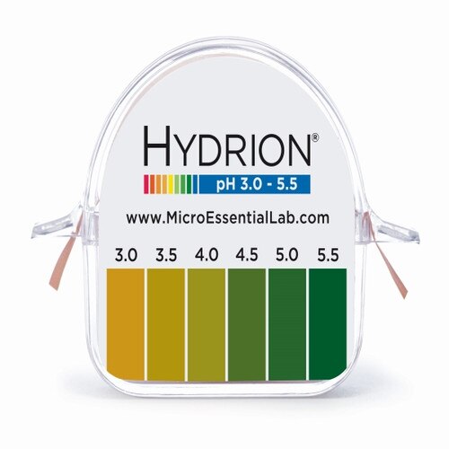 Micro Essential Lab 3055 Hydrion™ Short Range Double Roll pH Test Paper Dis