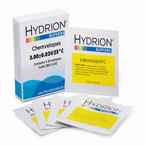 Micro Essential Lab 280-3.0 Hydrion™ pH 3.00 Chemvelope, pH Buffer Solution