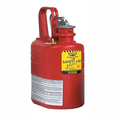 1-Gallon Red HDPE Laboratory Safety Can, Eagle®