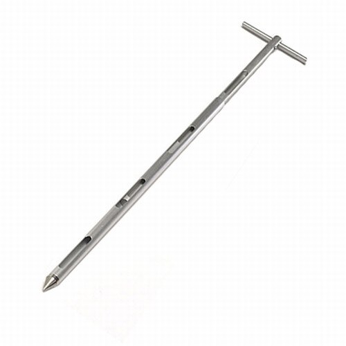 Bel-Art 378290000 Three Zone Powder Sampler, Aluminum & Stainless Steel, Le