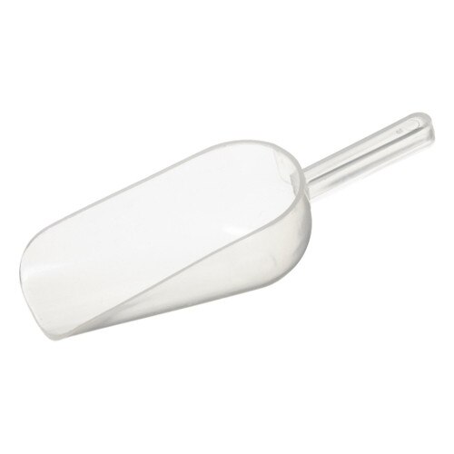 Bel-Art 367490000 Plastic Sample Scoop, 75mL, Translucent Polypropylene