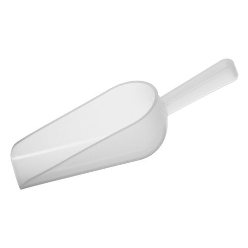 Bel-Art 367530000 Plastic Sample Scoop, 250mL, Translucent Polypropylene