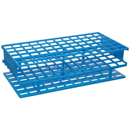 Nalgene® 5970-0316 Unwire™ Test Tube Rack for 16mm Tubes, 72-Well, Blue Res
